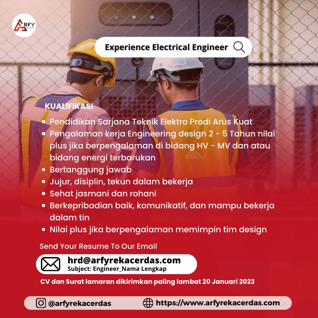 Karir - Arfy Reka Cerdas