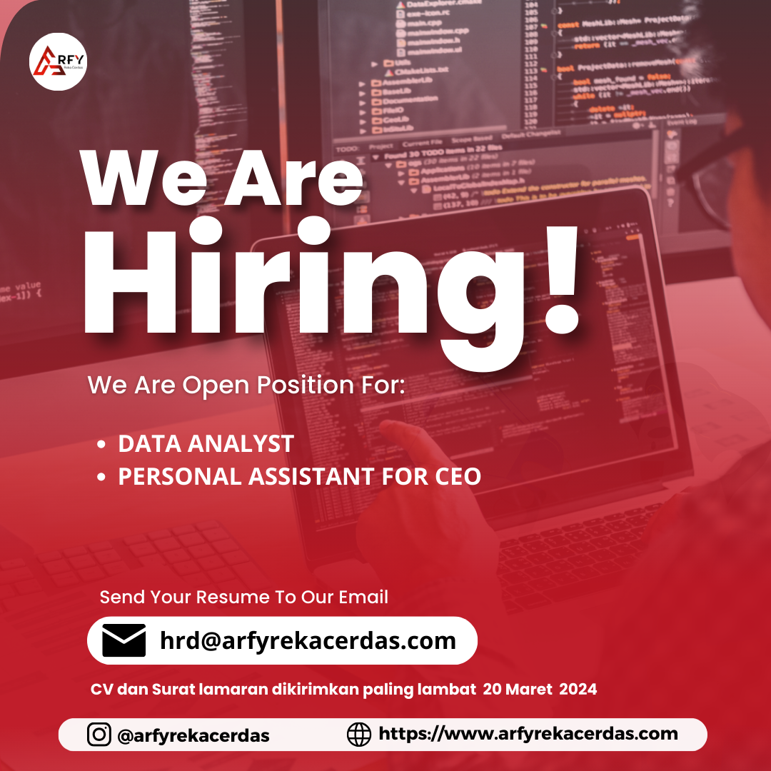Career - Arfy Reka Cerdas